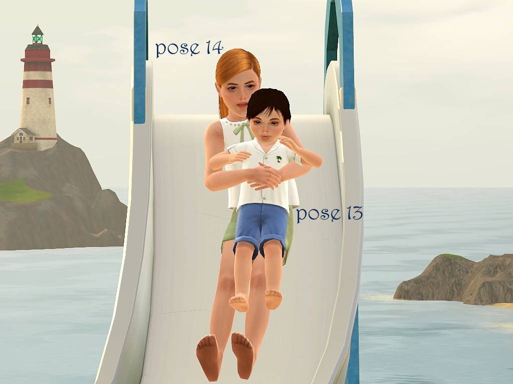 Fun On The Slide! – Poses by Bee