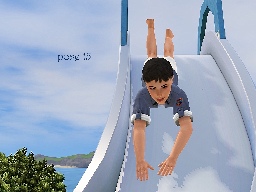 Fun On The Slide! – Poses by Bee