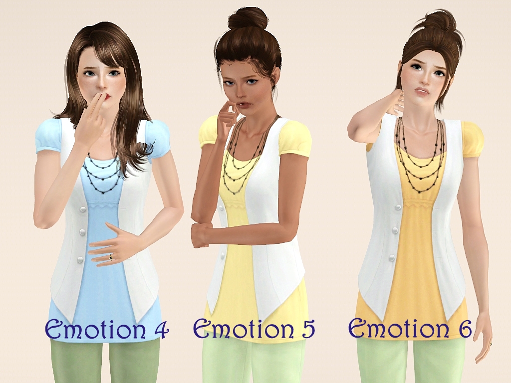 Emotions – Adult – Poses by Bee