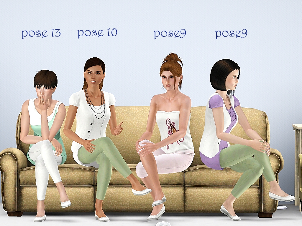 Conversation Poses – Poses by Bee