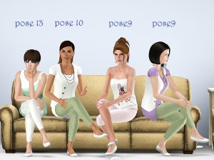 Conversation Poses – Poses by Bee