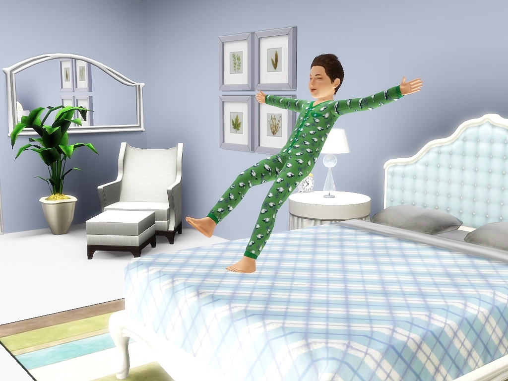 Jumping On The Bed – Poses by Bee