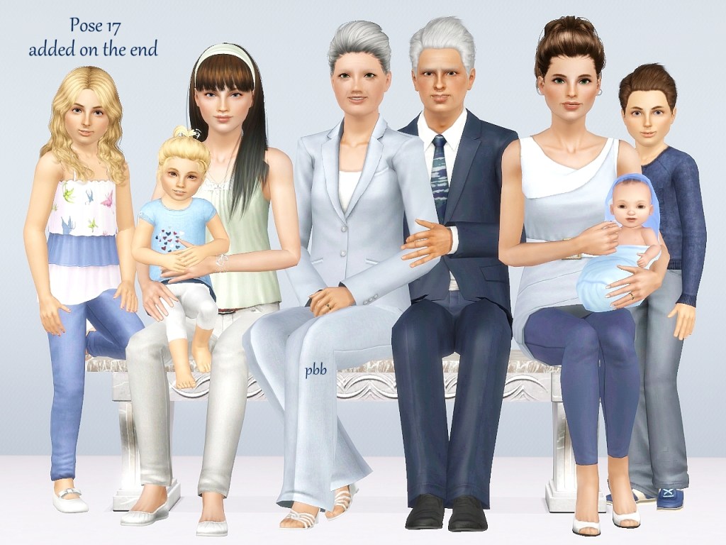 Three Generation Portrait – Poses by Bee