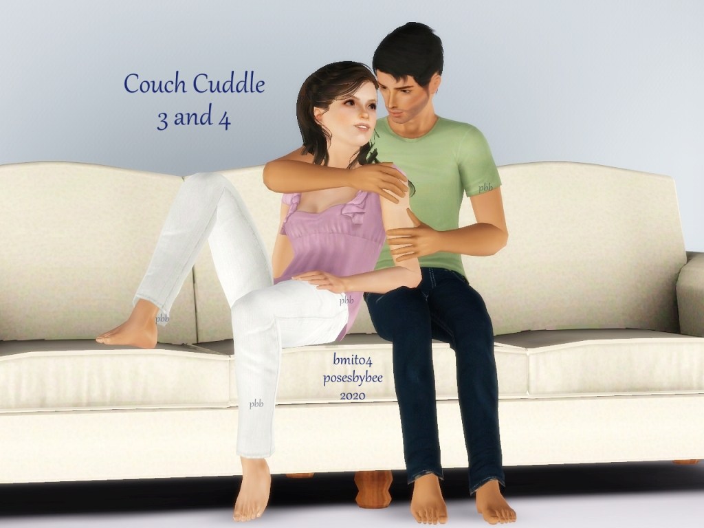 Couch Cuddle 1 – Poses by Bee
