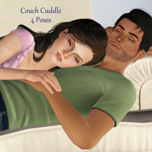 Couch Cuddle 1 – Poses by Bee