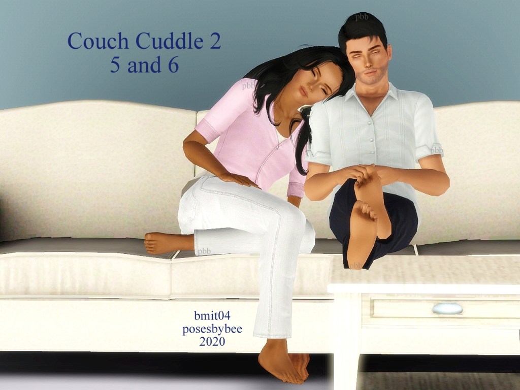 Couch Cuddle 2 – Poses by Bee