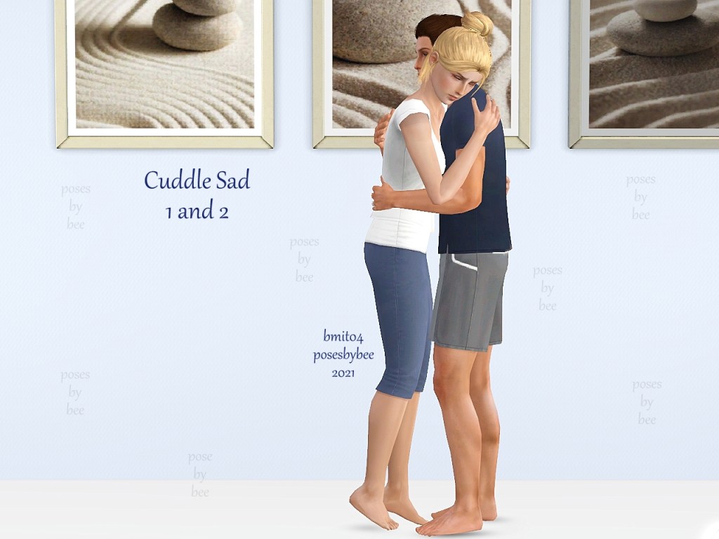 Cuddle Sad – Poses by Bee