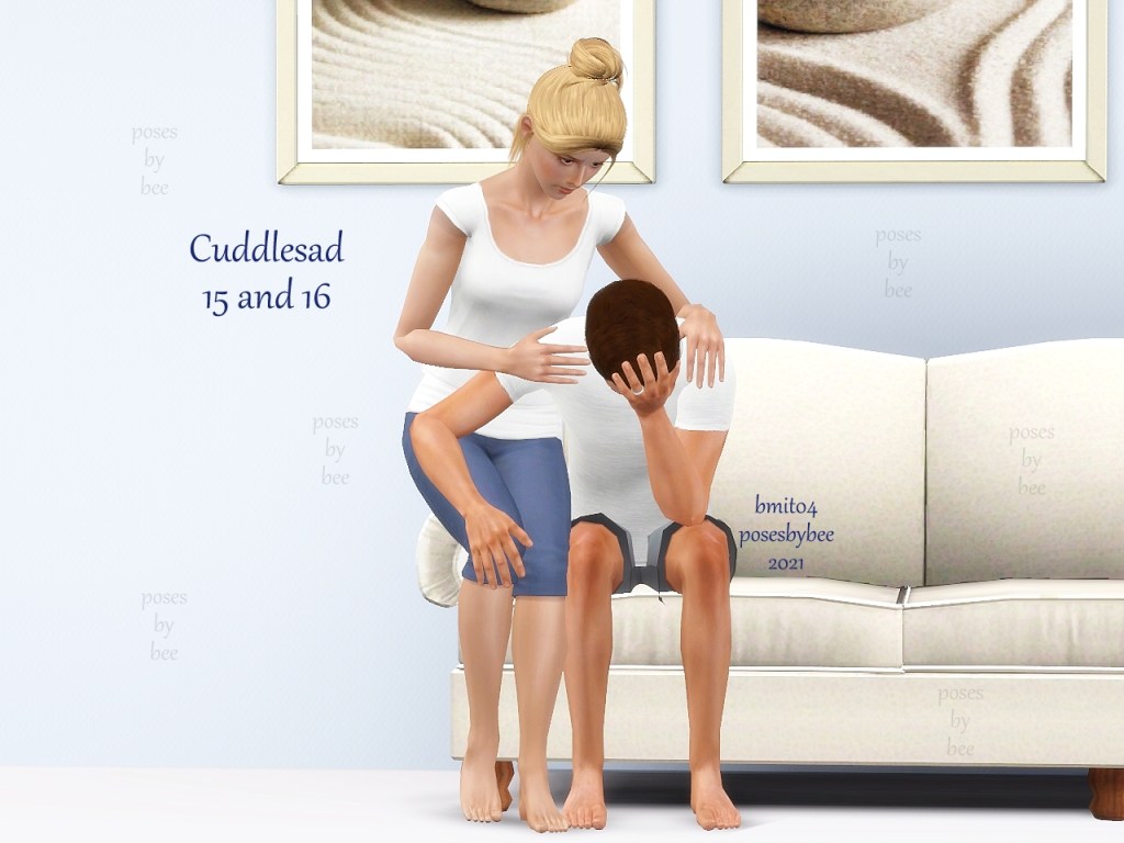 Cuddle Sad – Poses by Bee