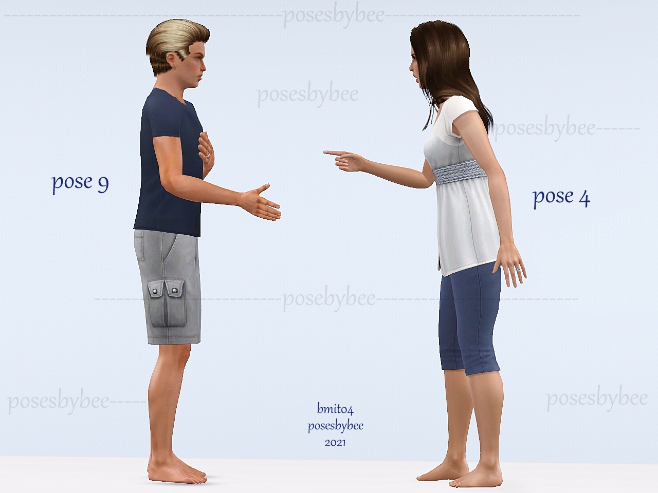 Adult Argument – Poses by Bee