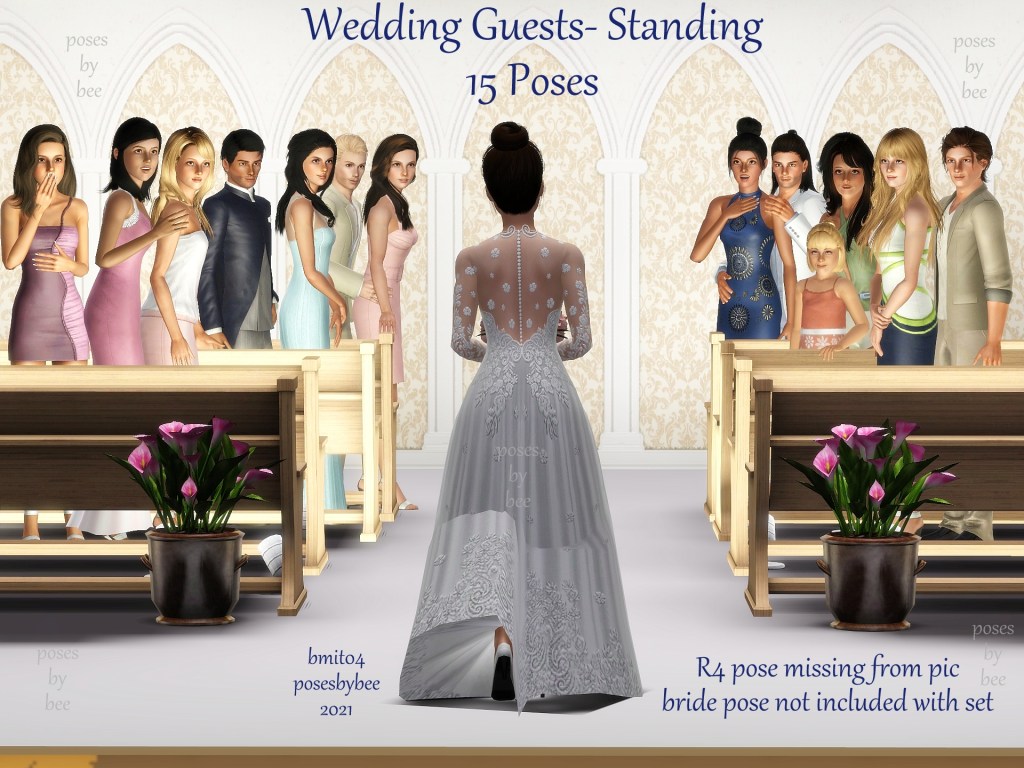 Wedding Guests – Standing Poses – Poses by Bee