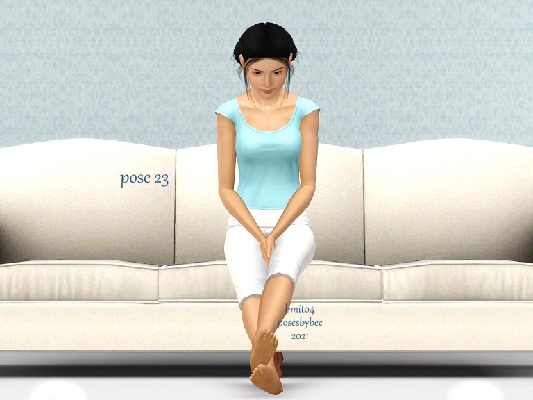 Casual Sitting Poses – Poses by Bee