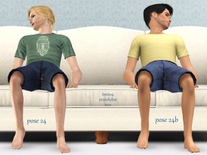 Casual Sitting Poses – Poses by Bee