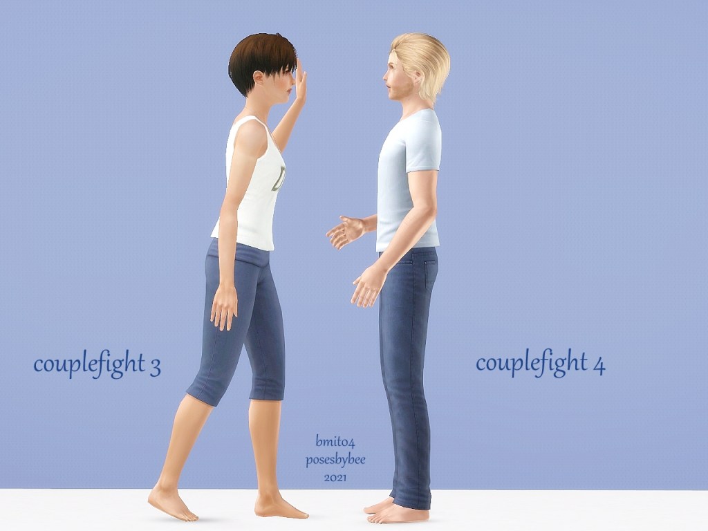 Couple Fight – Updated! – Poses by Bee