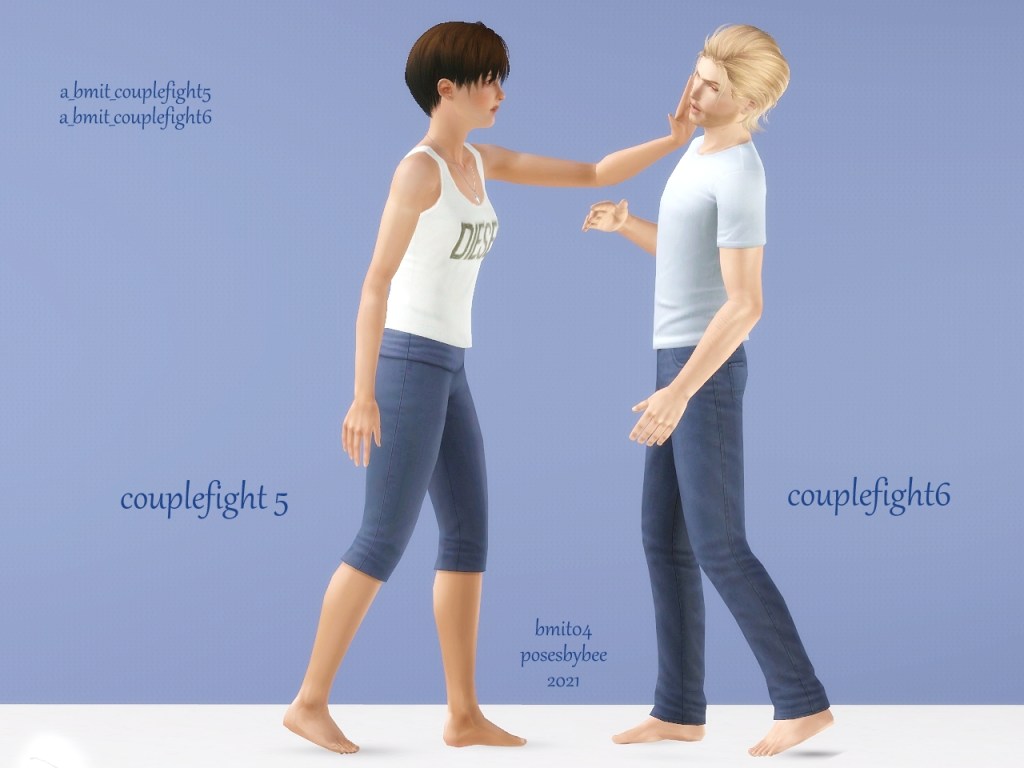 Couple Fight – Updated! – Poses by Bee