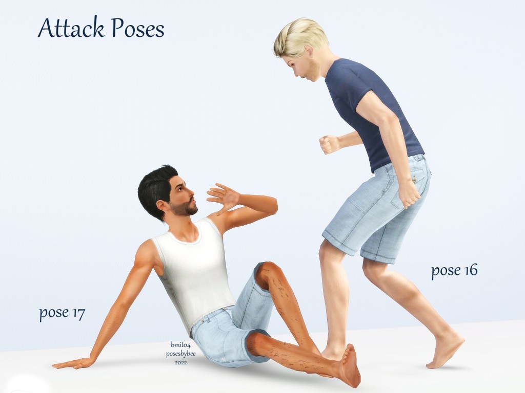 Attack! Poses – Poses by Bee