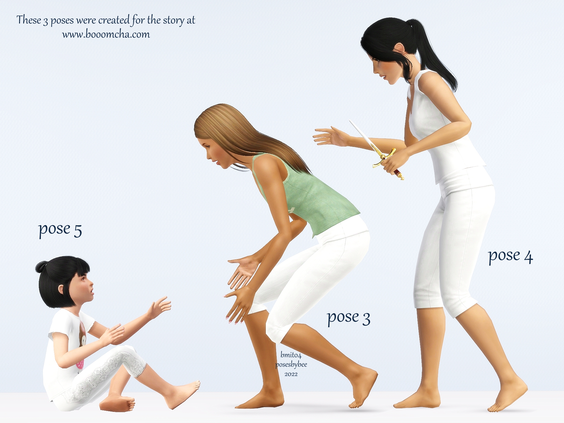 Attack! Poses – Poses by Bee