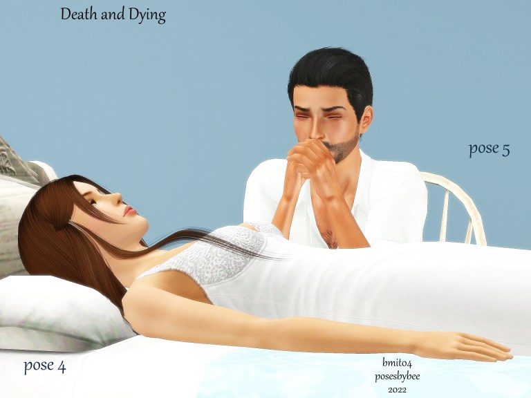 Death and Dying Poses – Set 1 – Poses by Bee