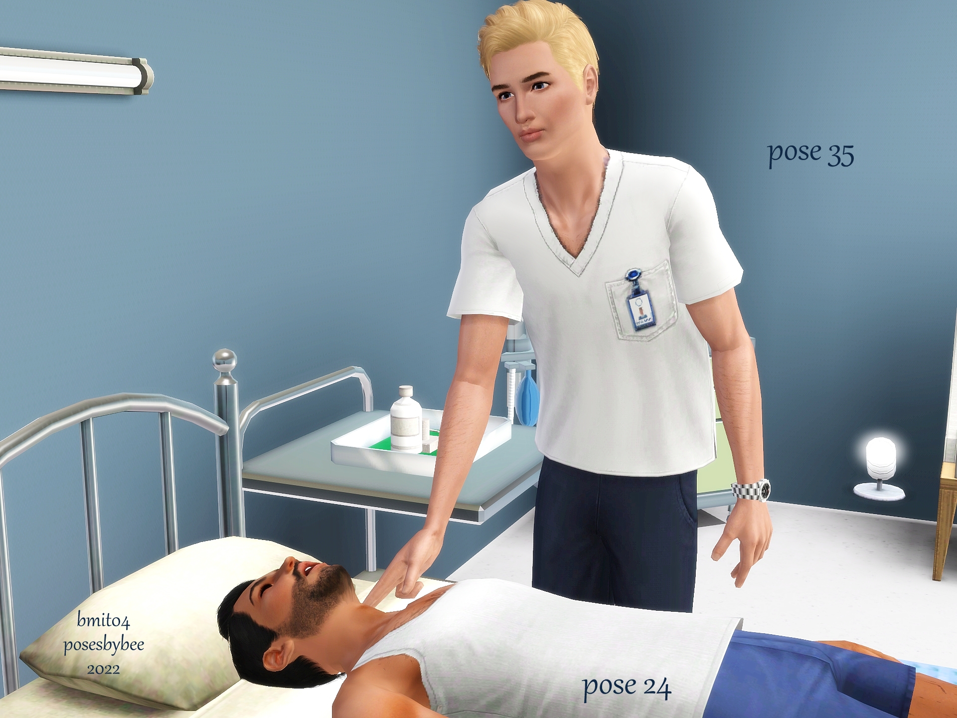 Death and Dying Set 2 – Poses by Bee