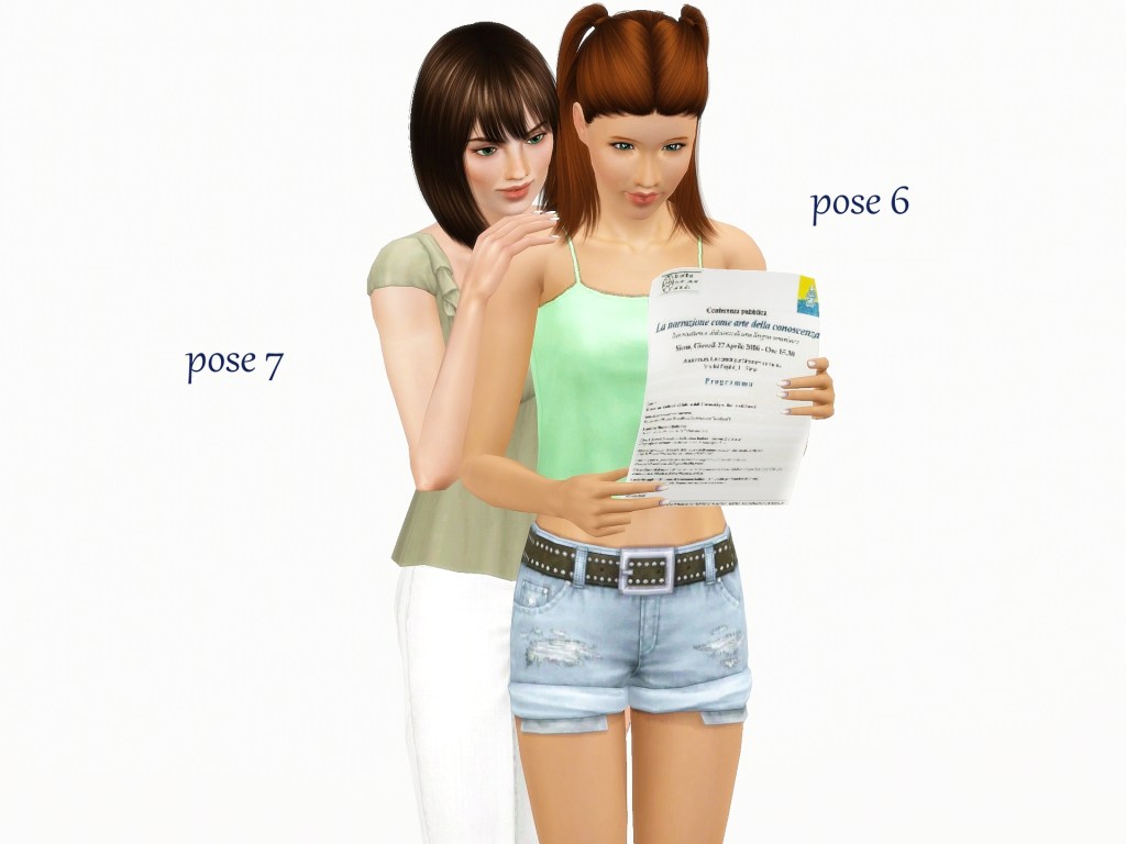 Reading Letter – Good News – Poses by Bee