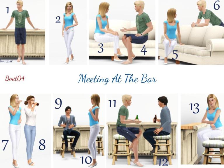 Meeting At The Bar- UPDATED! – Poses by Bee
