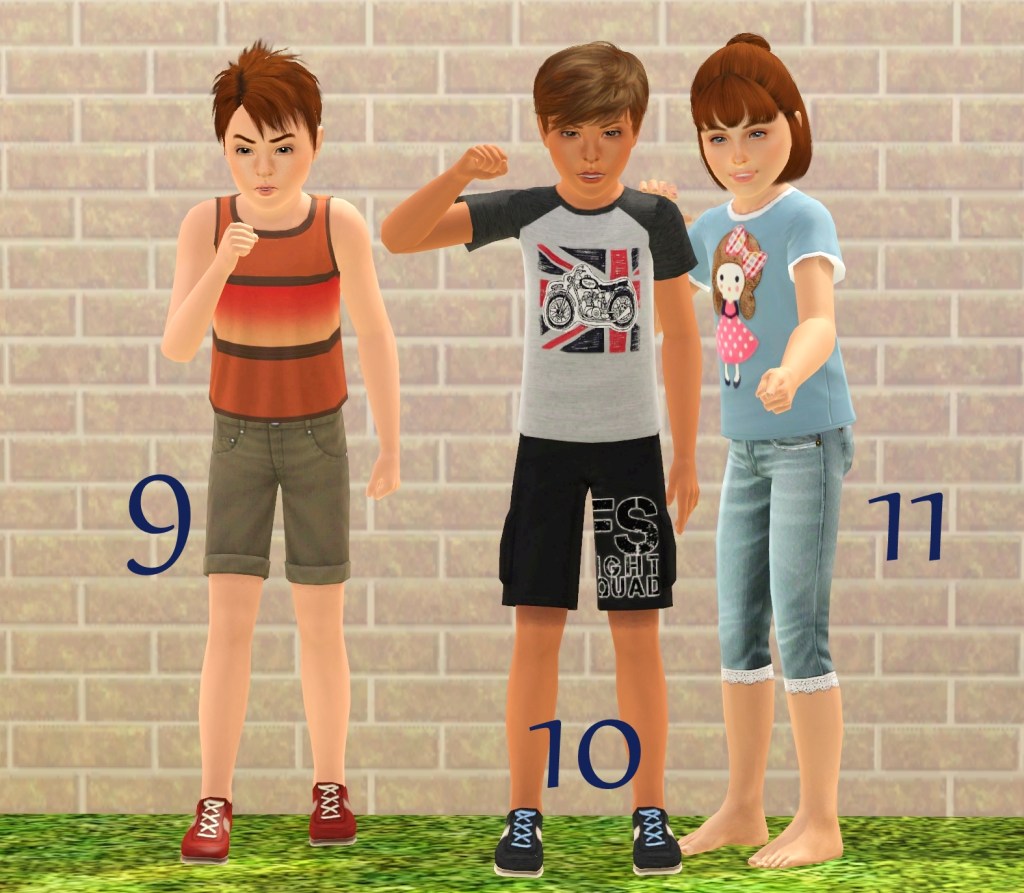 Child Bully – Boys (Updated Set) – Poses by Bee