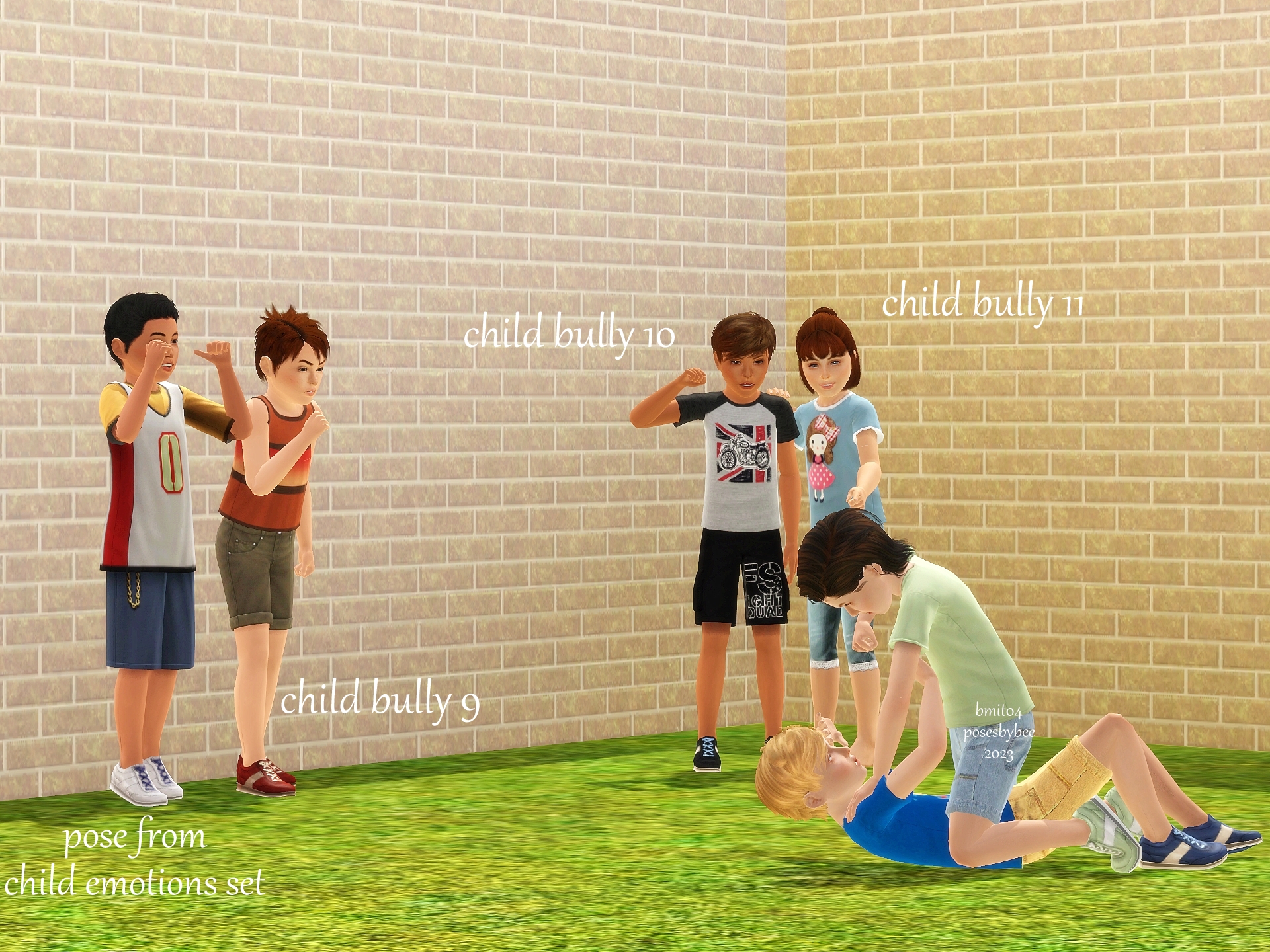 Child Bully – Boys (Updated Set) – Poses by Bee