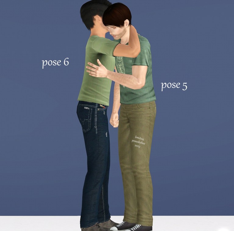 Male Hug – Poses by Bee