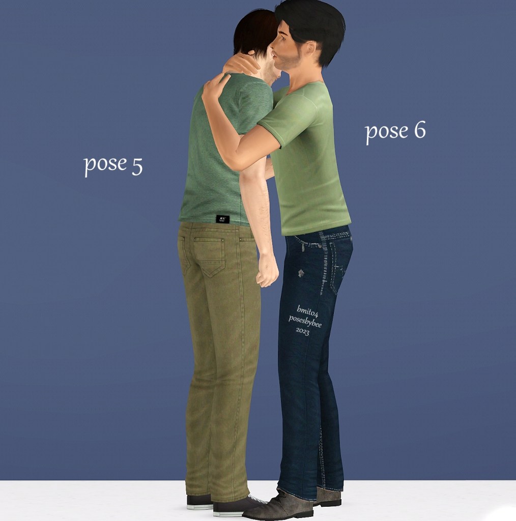 Male Hug – Poses by Bee