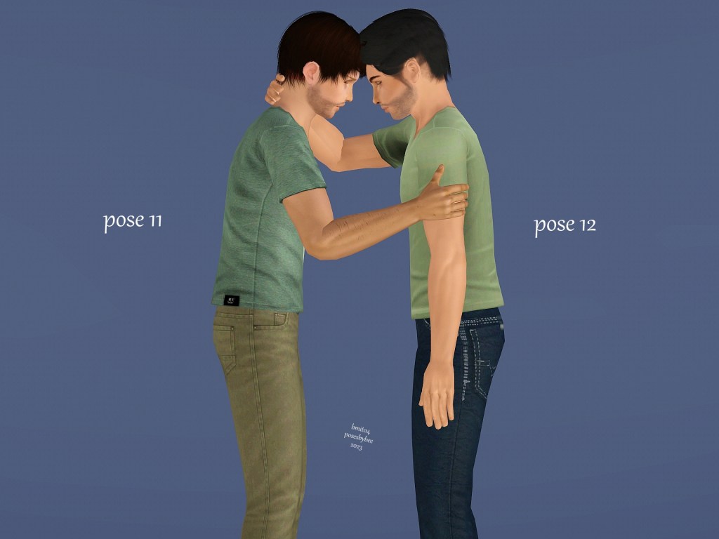 Male Hug – Poses by Bee