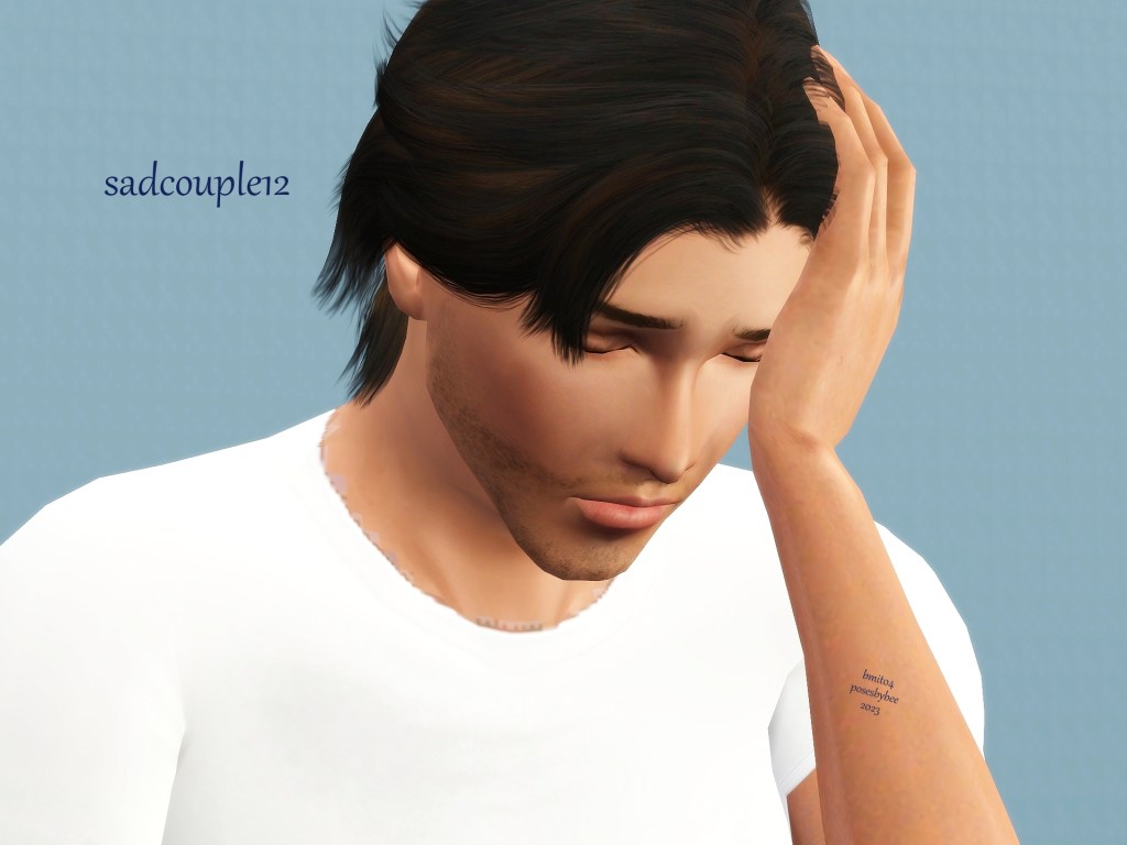 Sad Couple 2 – Poses by Bee