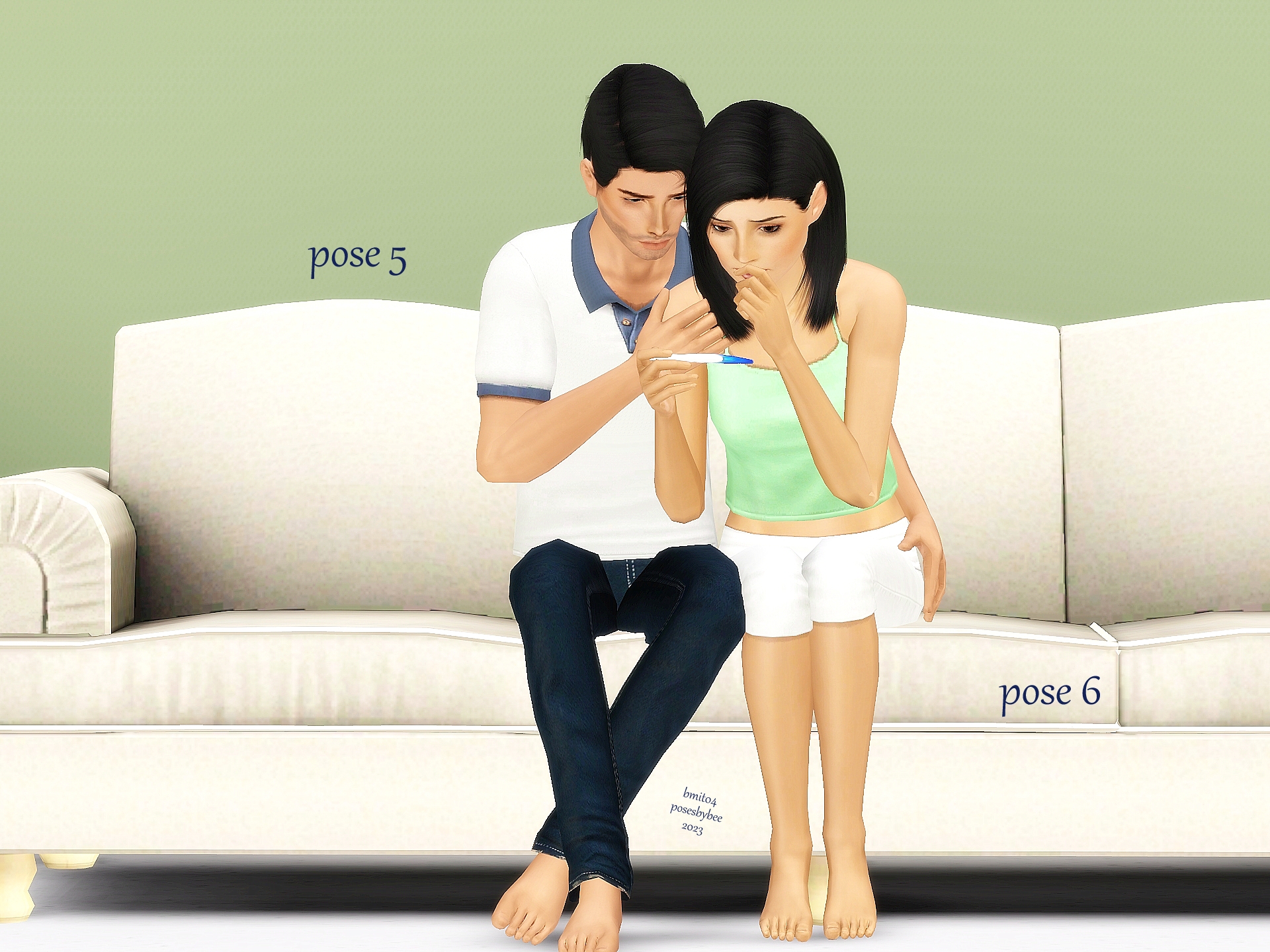 Pregnancy Yes or No – Poses by Bee