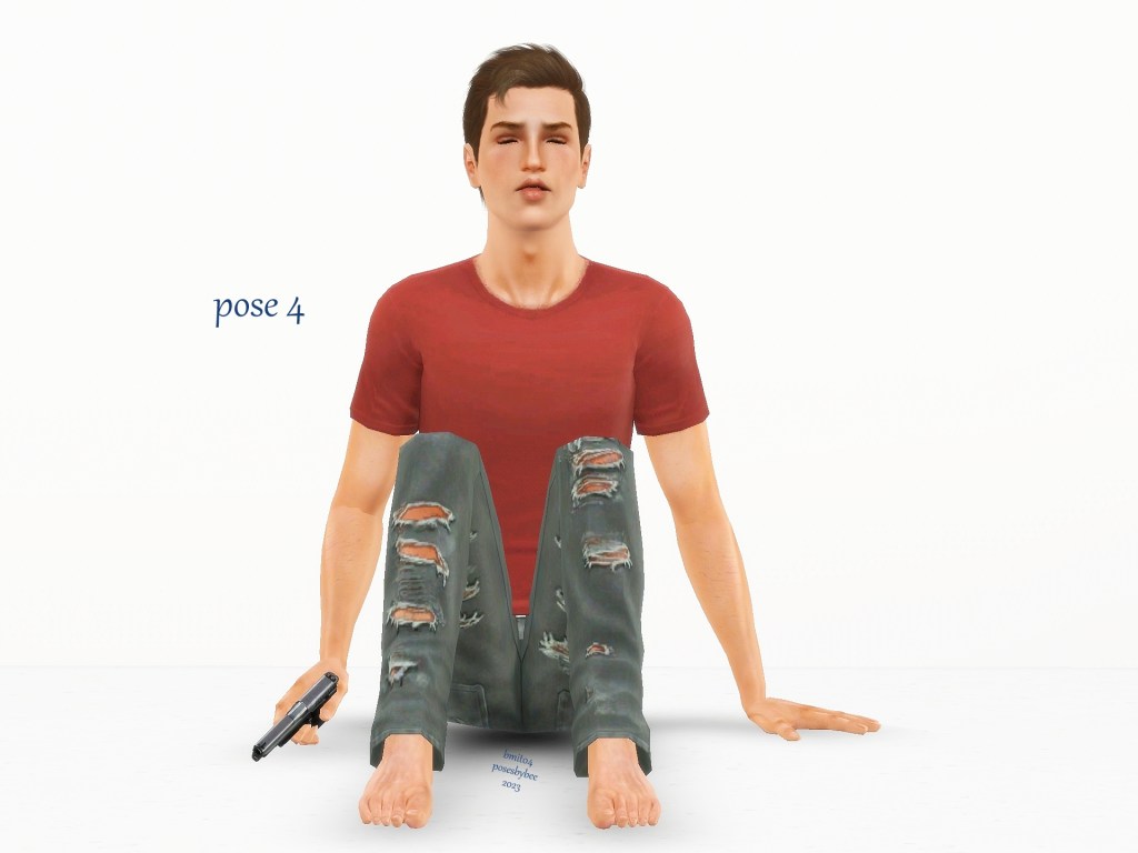 Gun Poses/Attempted Suicide – Poses by Bee