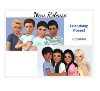 Friend Poses – Poses by Bee