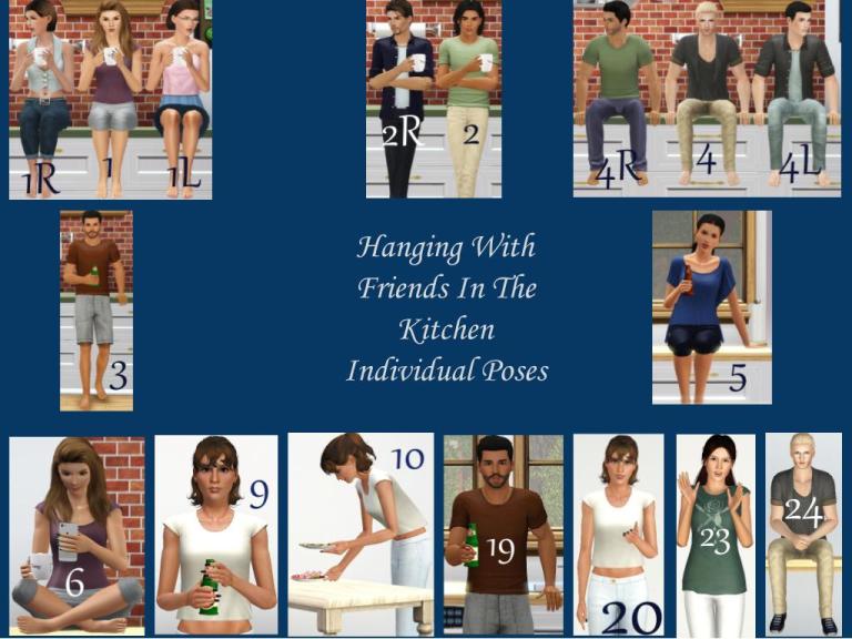 Friends In The Kitchen – Poses by Bee