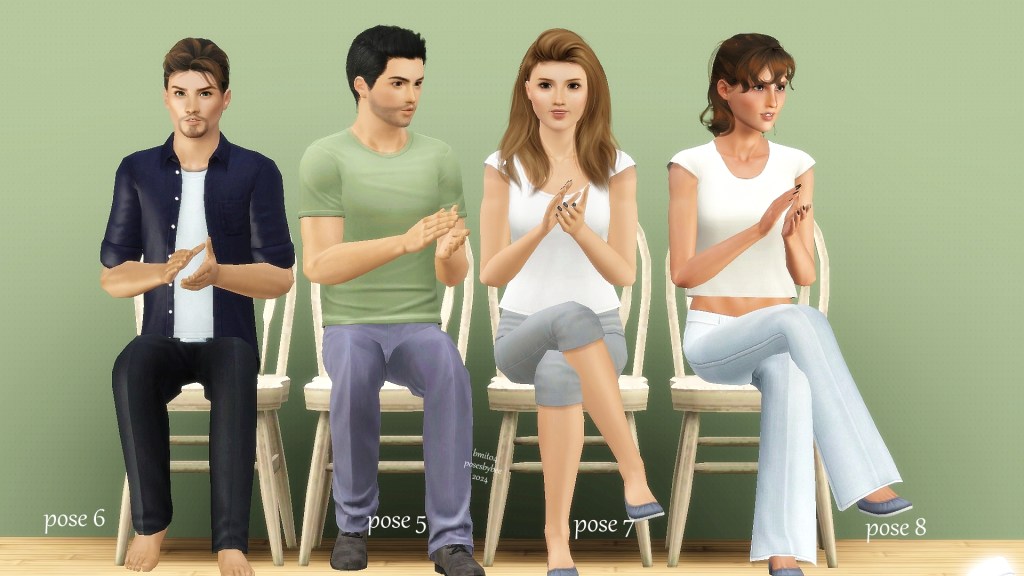Clapping Poses – Poses by Bee