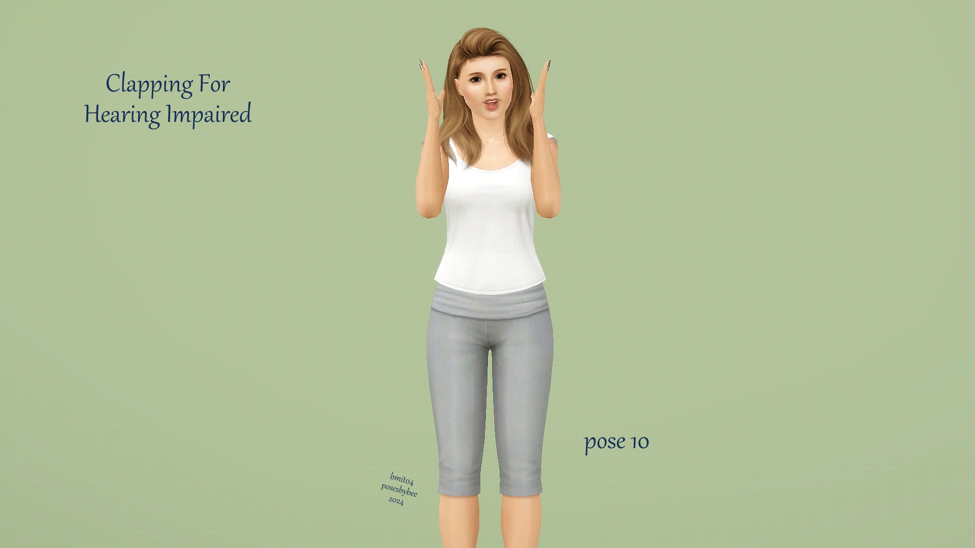 Clapping Poses – Poses by Bee