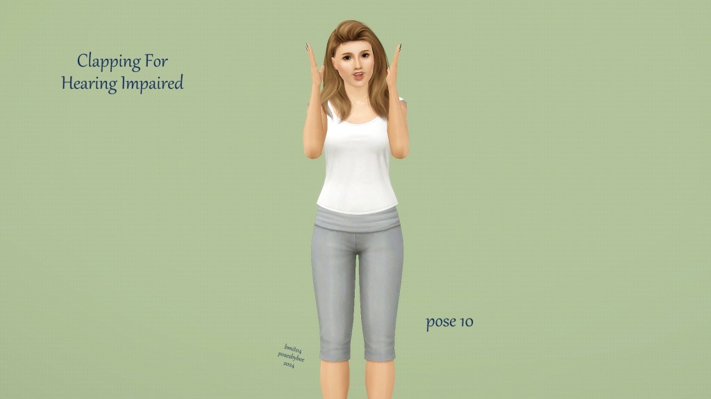 Clapping Poses – Poses by Bee
