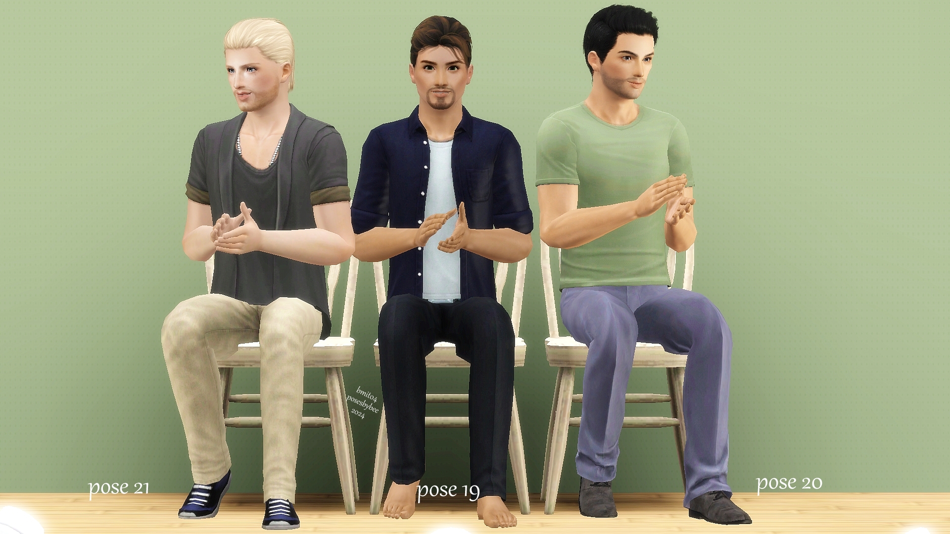 Clapping Poses – Poses by Bee