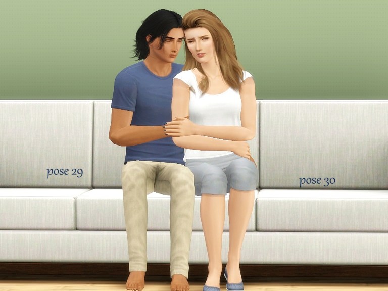 Sad Couple 3 – Poses by Bee