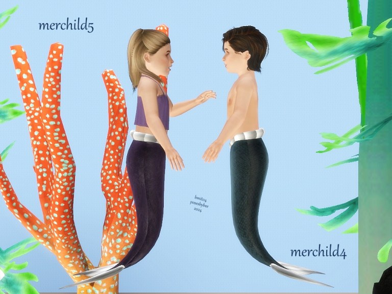 Mermaid Child – Poses by Bee
