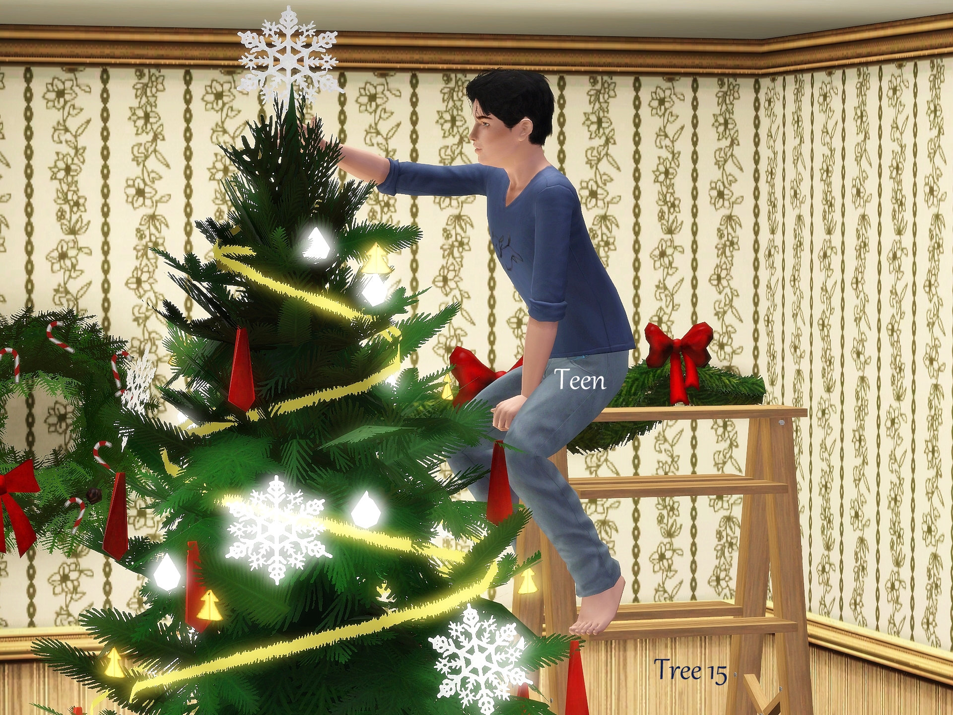 Decorating The Tree – Poses by Bee