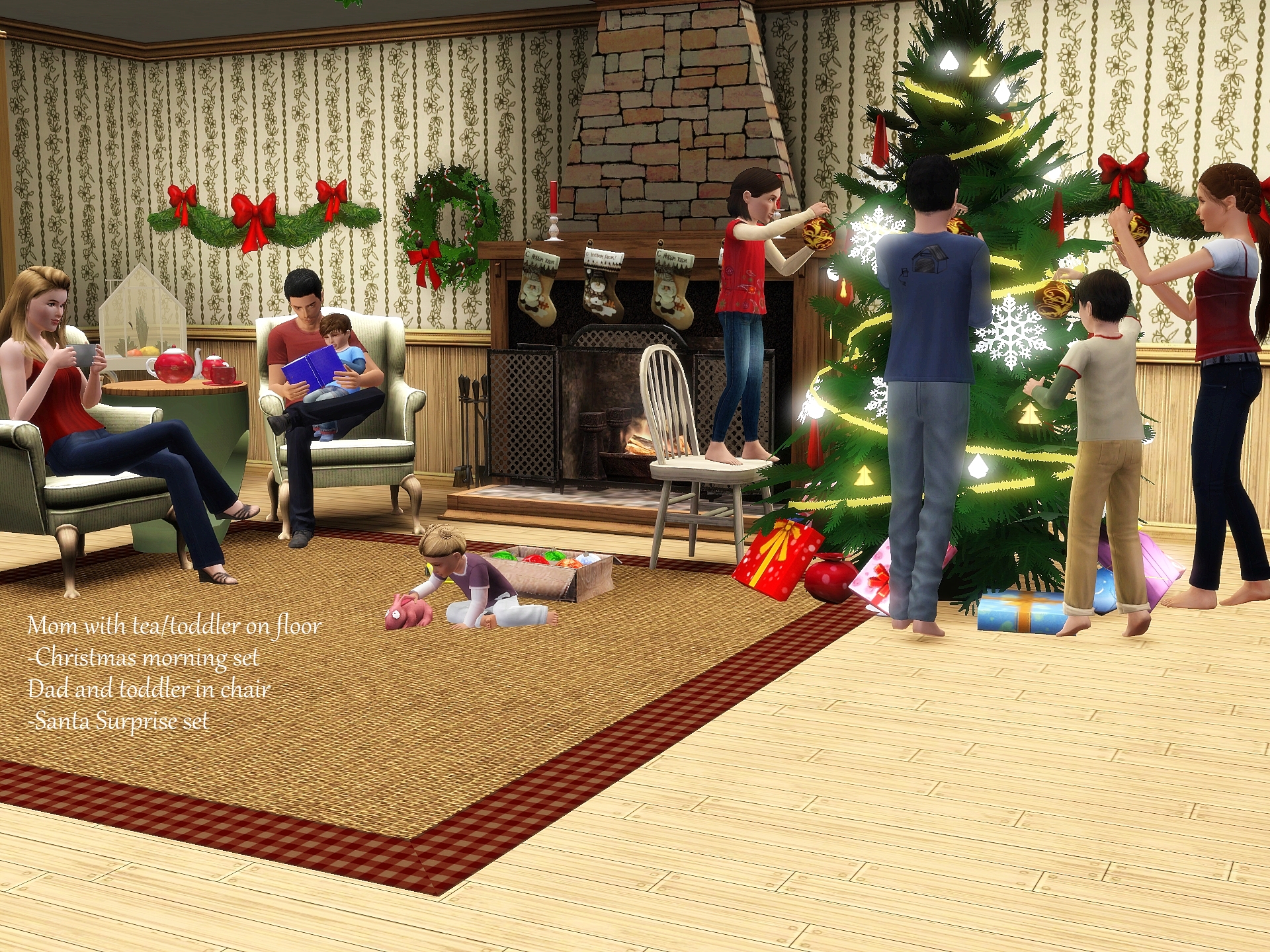 Decorating The Tree – Poses by Bee